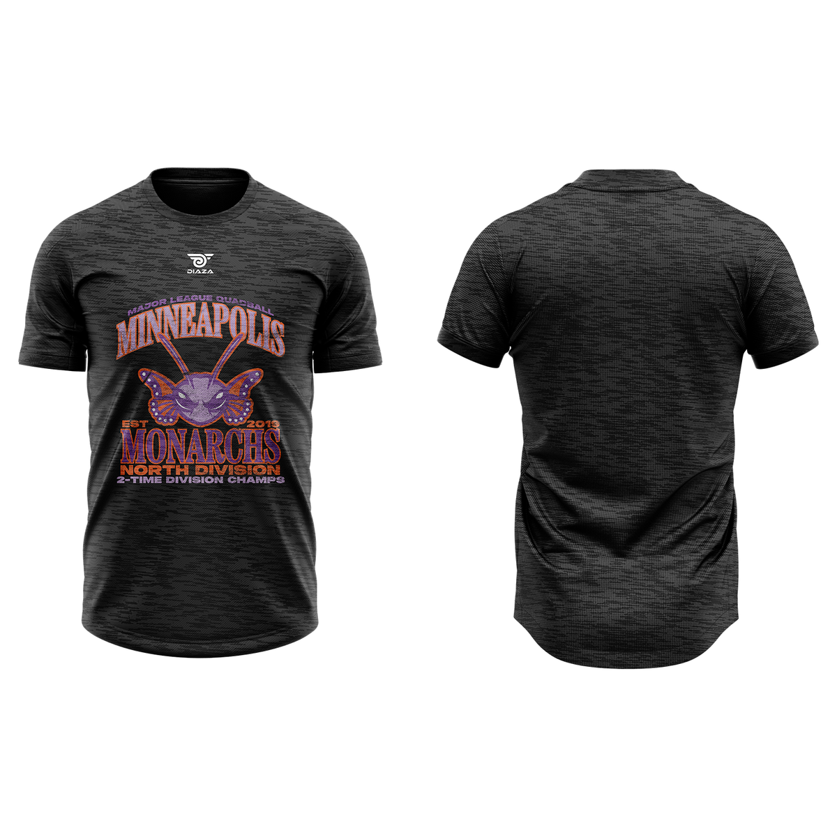 Minneapolis Monarchs Vintage Jersey Black | Diaza Football