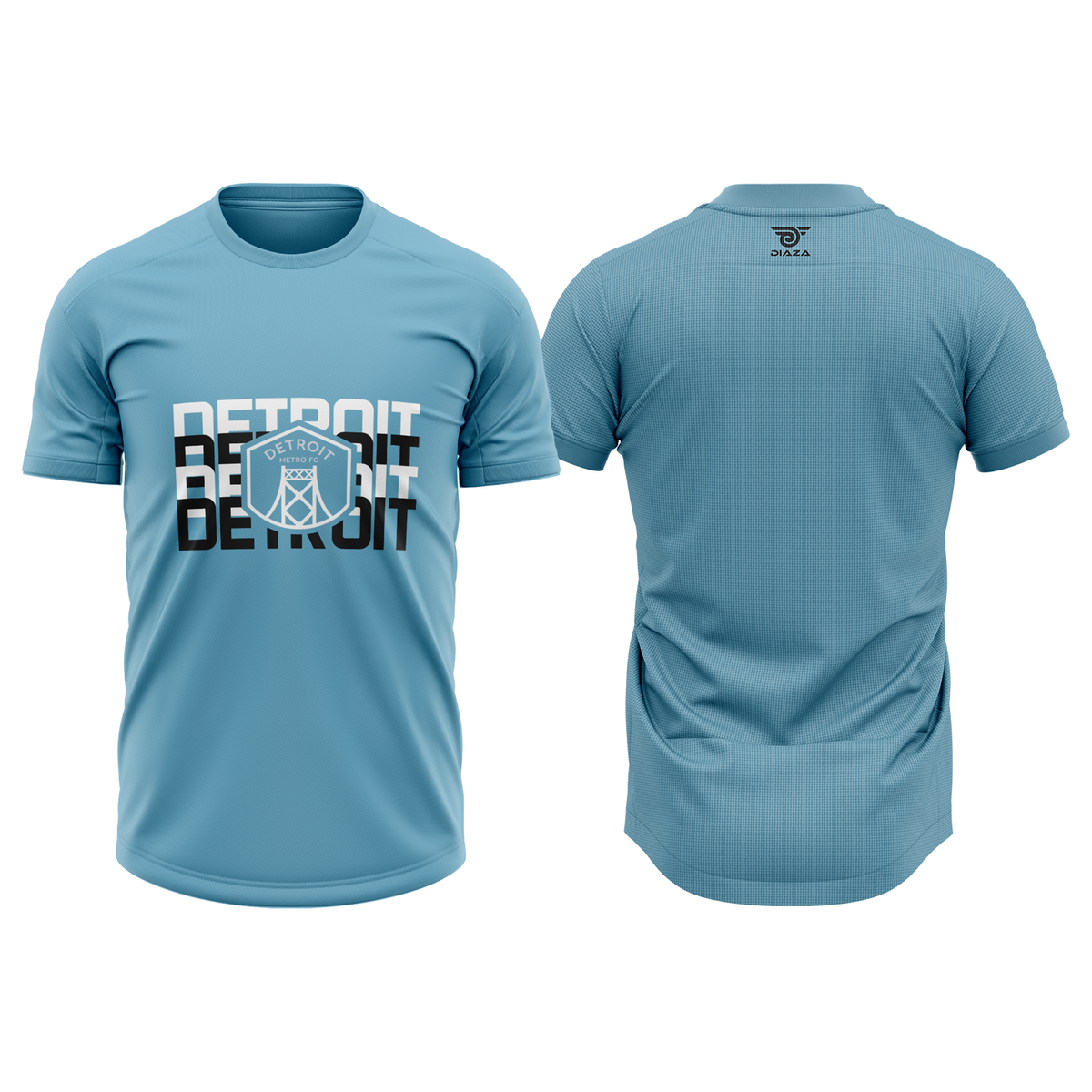 Detroit Metro FC Logo Blue Jersey | Diaza Football